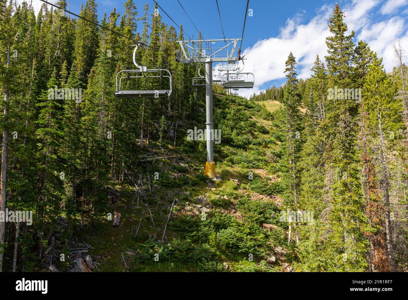 Breckenridge ski resort in summer, Colorado Stock Photo - Alamy