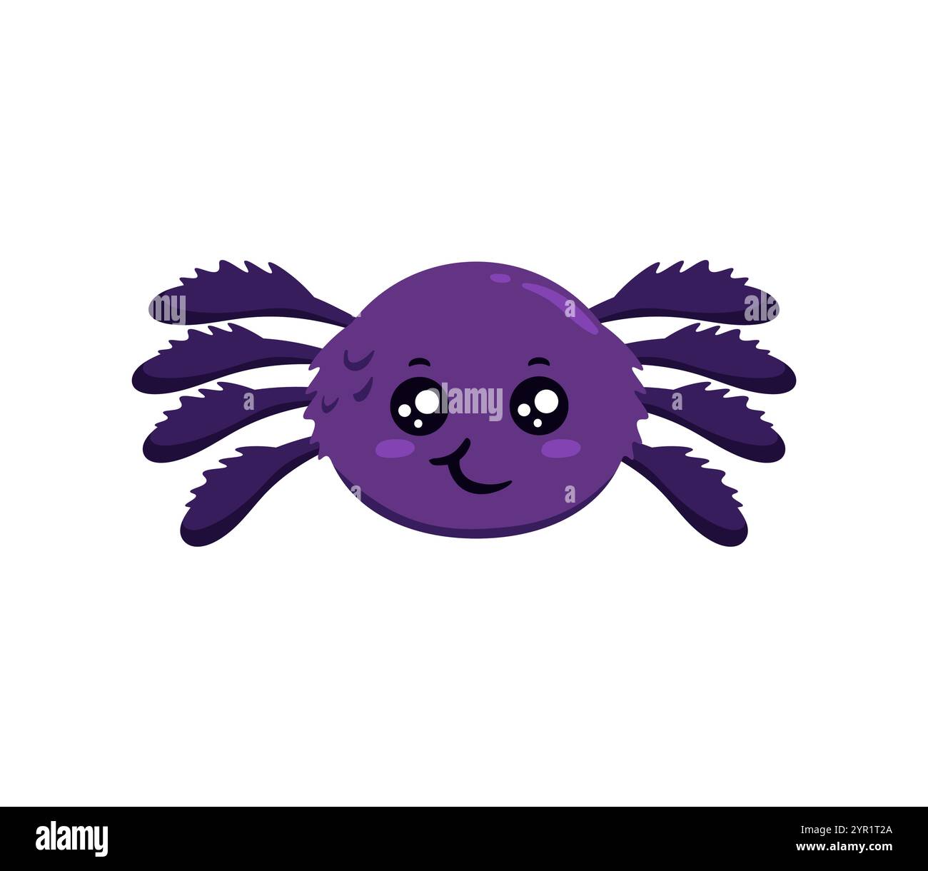 Purple spider happy face hi-res stock photography and images - Alamy