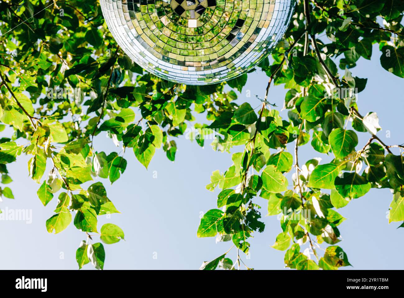 Big disco ball hanging hi-res stock photography and images - Alamy