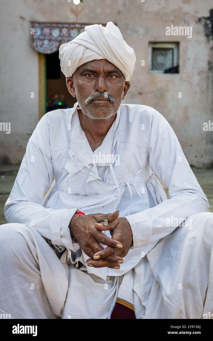Indian rabari men portrait hi-res stock photography and images - Alamy