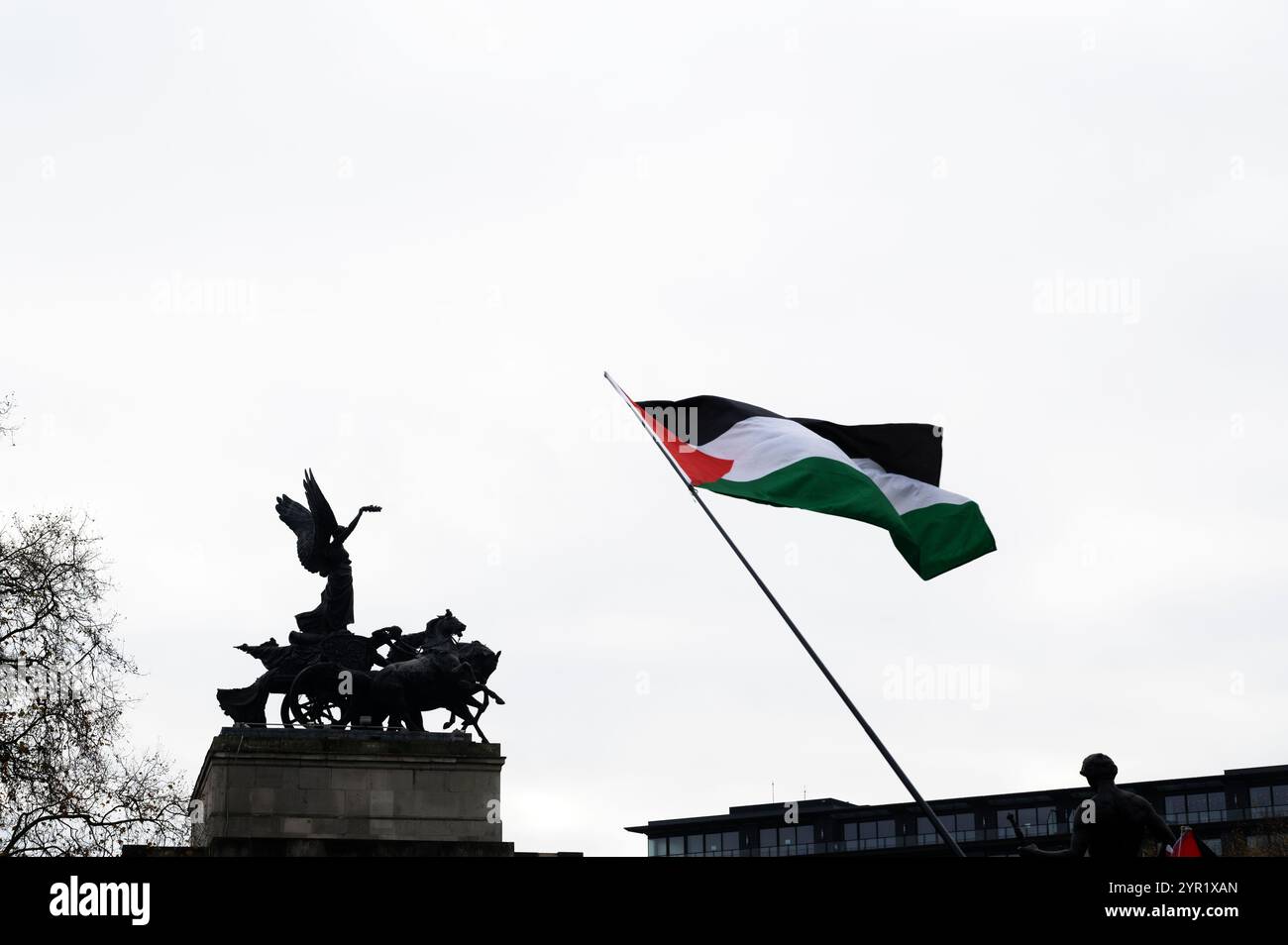 On November 30th 2024 thousands of demonstrators demanded a ceasefire ...