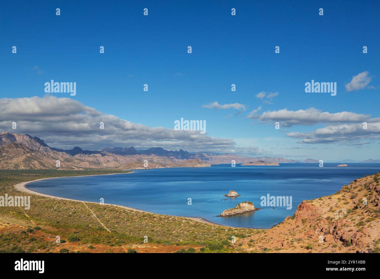 Beautuful landscapes in Baja California, Mexico. Travel background ...