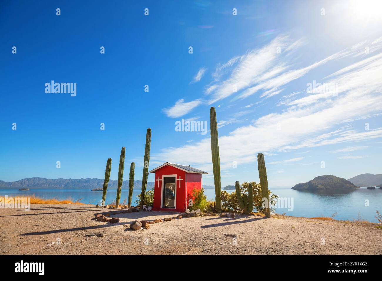 Beautuful landscapes in Baja California, Mexico. Travel background ...