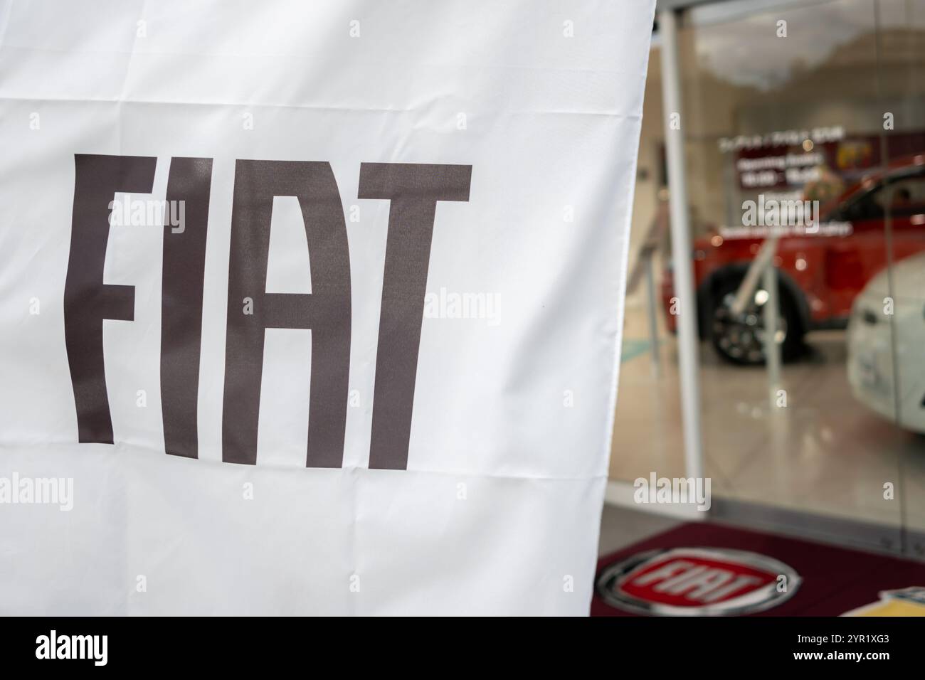 Shop sign fiat abarth hi-res stock photography and images - Alamy