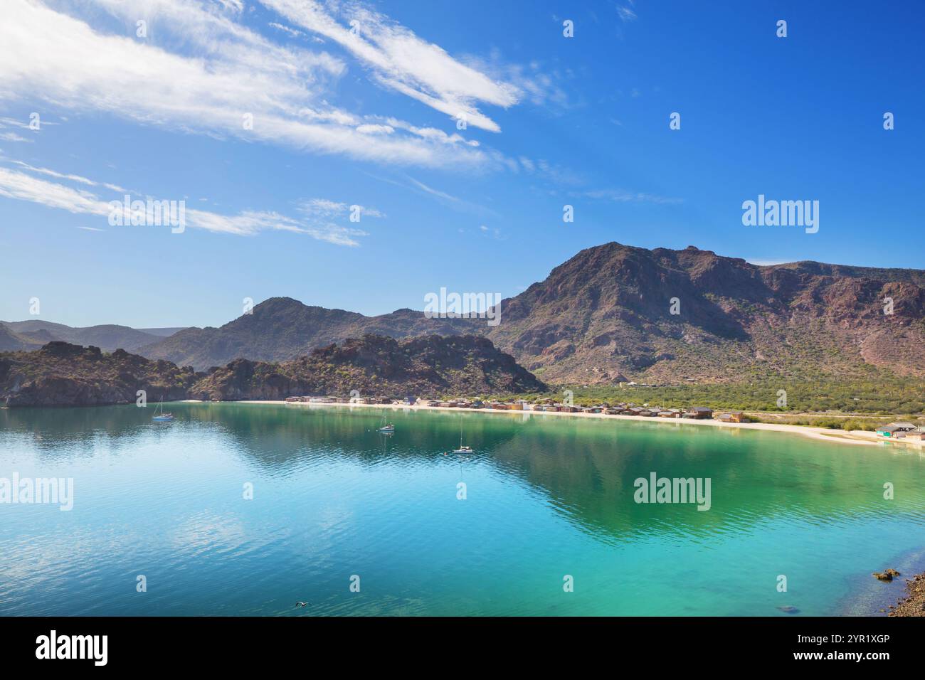 Beautuful landscapes in Baja California, Mexico. Travel background ...