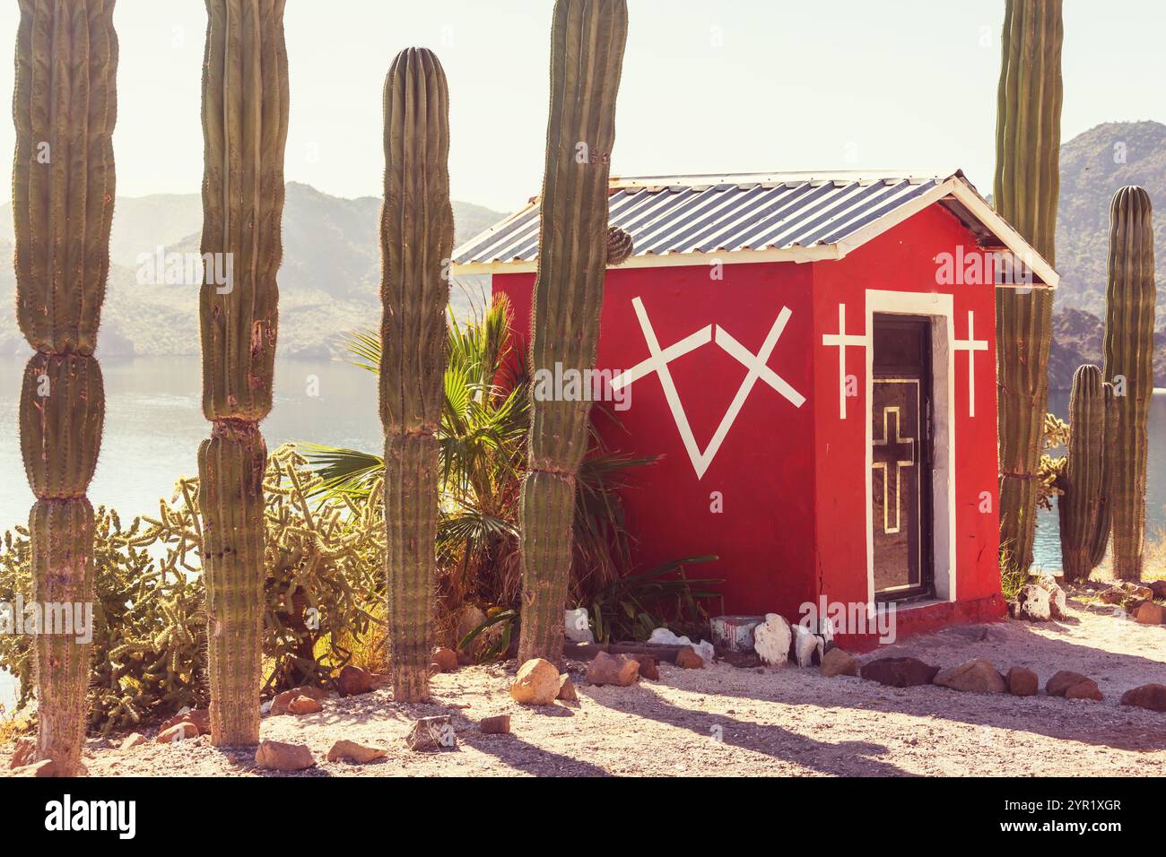 Beautuful landscapes in Baja California, Mexico. Travel background ...