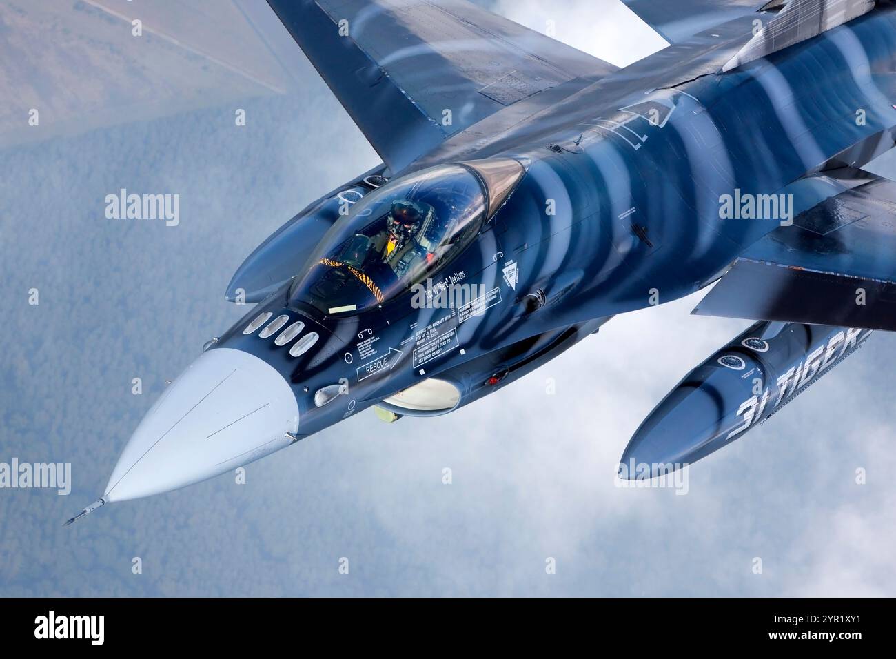 Belgian Air Force F-16 Fighting Falcon Tiger Meet Air to Air Photoshoot ...