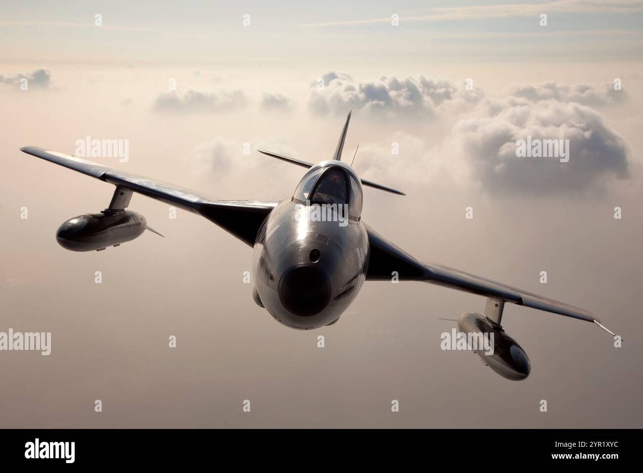 Transonic british jet powered fighter aircraft hi-res stock photography ...
