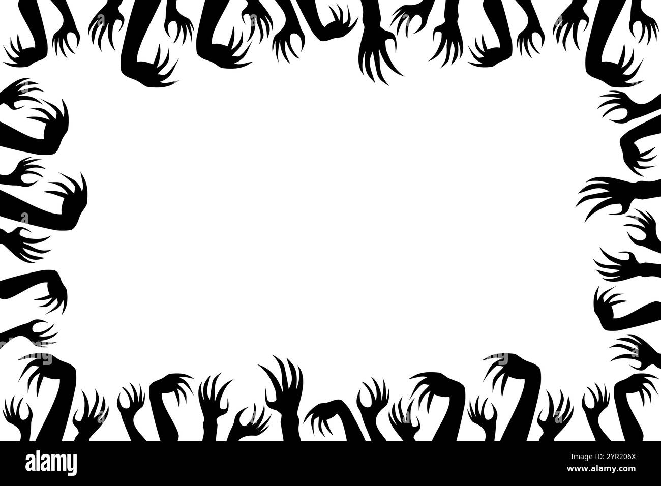 Creepy ghost hands Stock Vector Images - Alamy