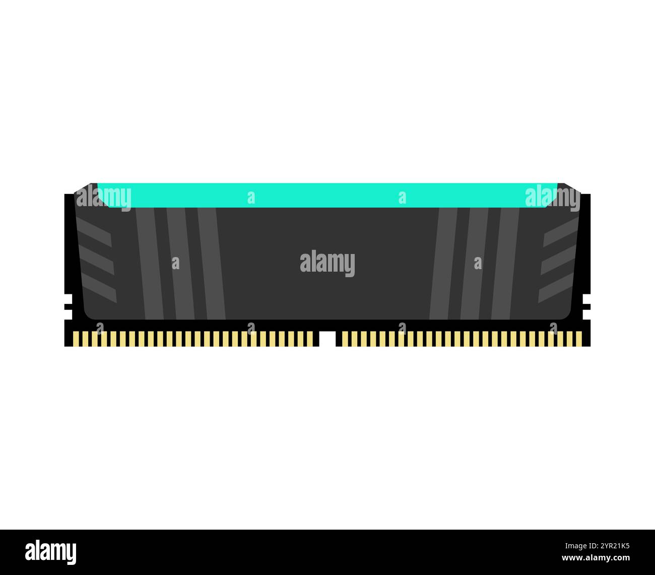 Random Access Memory Isolated Ram Memory Card Computer Component Ddr Stock Vector Image And Art