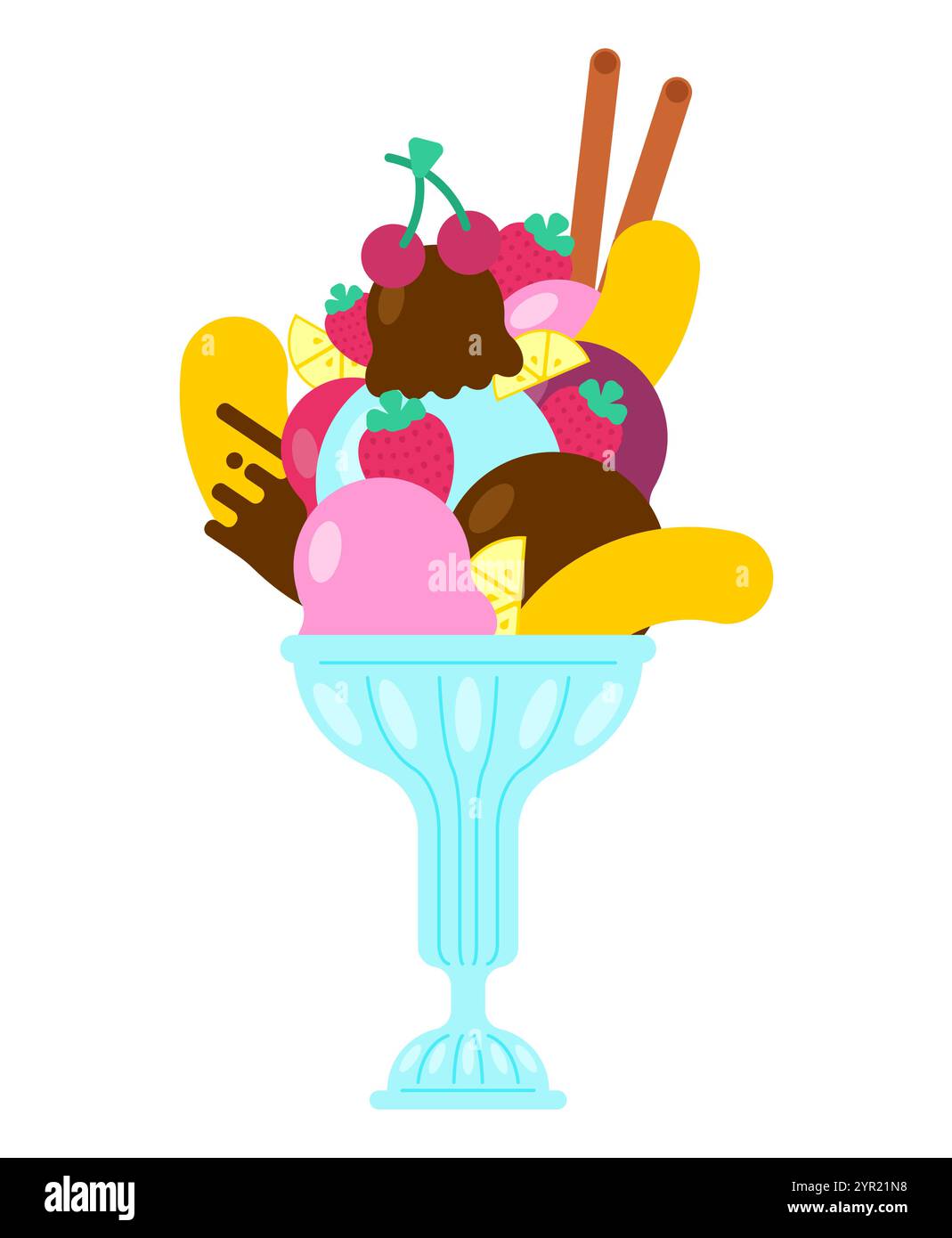 Monstershake Big milkshake Enormous ice cream and bananas with ...