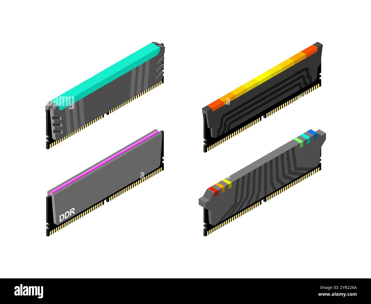 Ram computer store business card Cut Out Stock Images & Pictures - Alamy