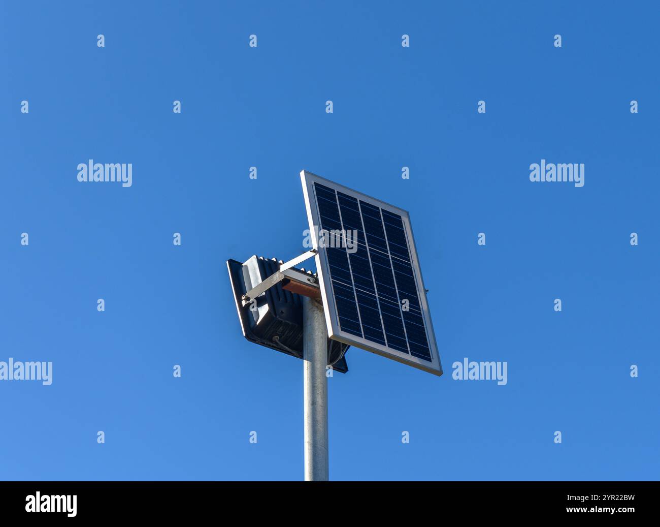 A solar panel installation reaches for the sky, harnessing sunlight to ...