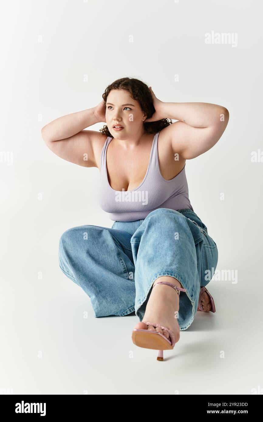 Figure gracefully poses expression hi-res stock photography and images ...