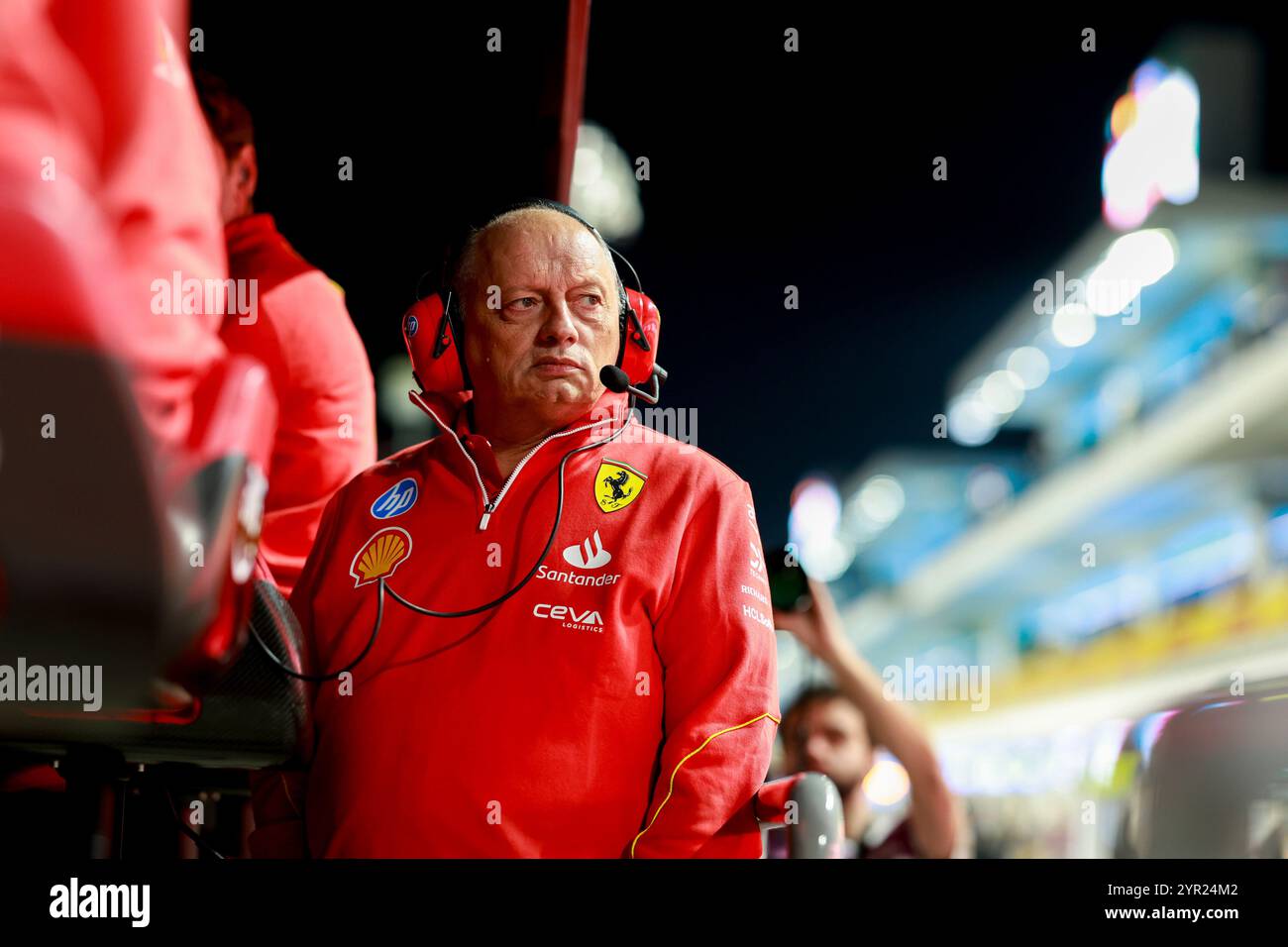 Doha, Qatar. 1st Dec, 2024. Frederic Vasseur (FRA, Scuderia Ferrari HP ...