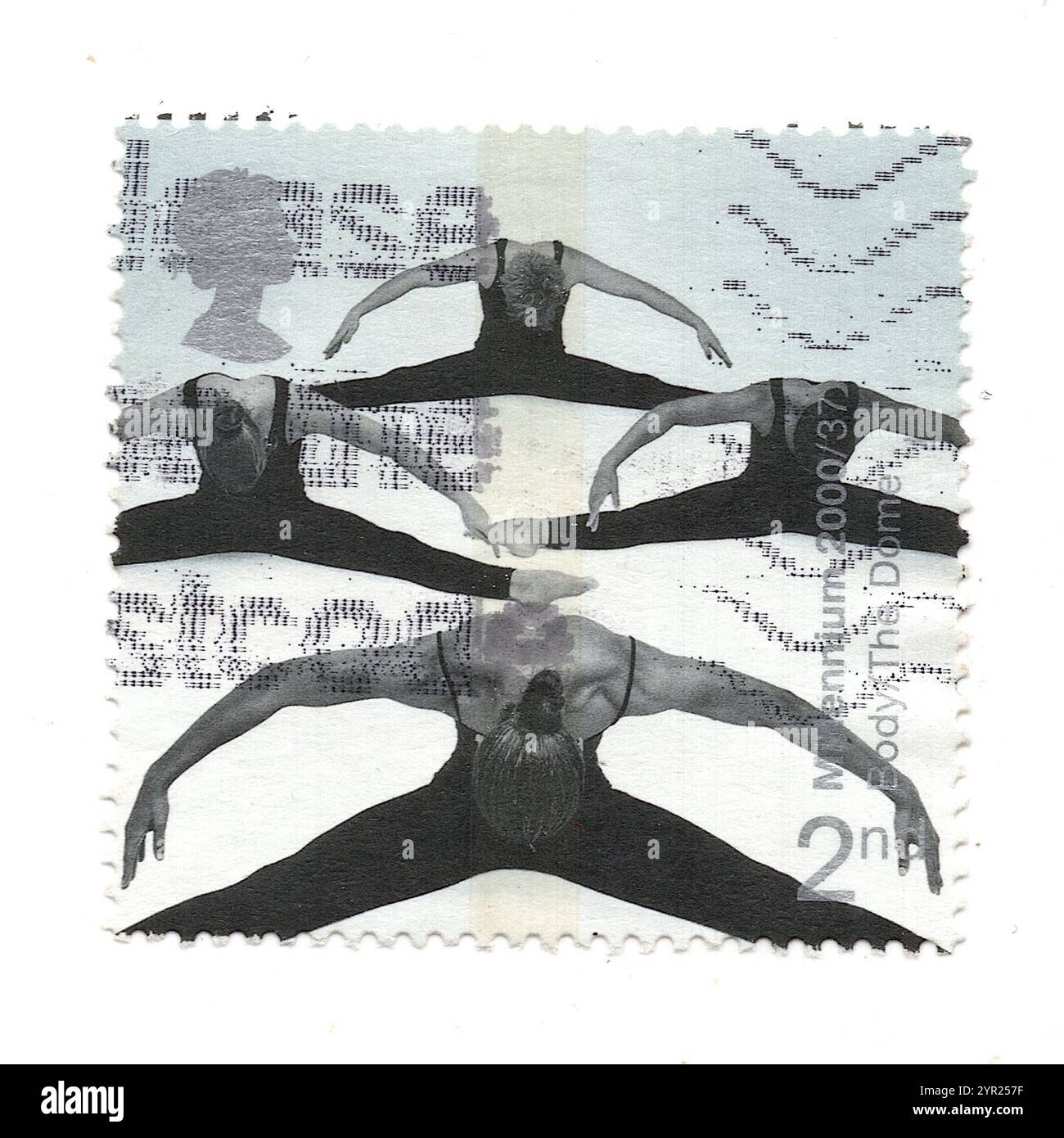 A vintage postage stamp from Great Britain featuring The Millennium ...