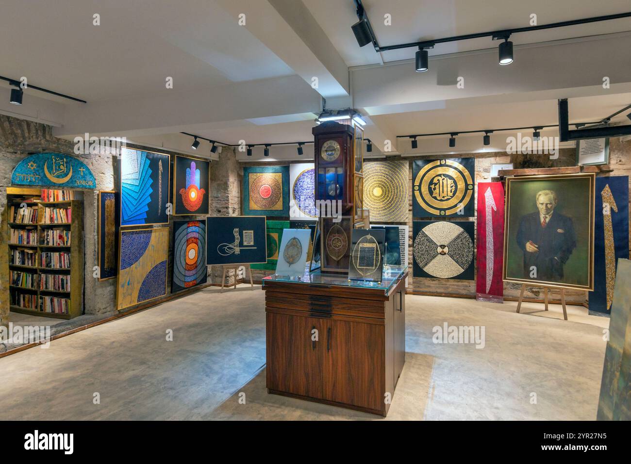 Eirene Tower Art Gallery in Fatih district of Istanbul, Turkey Stock ...