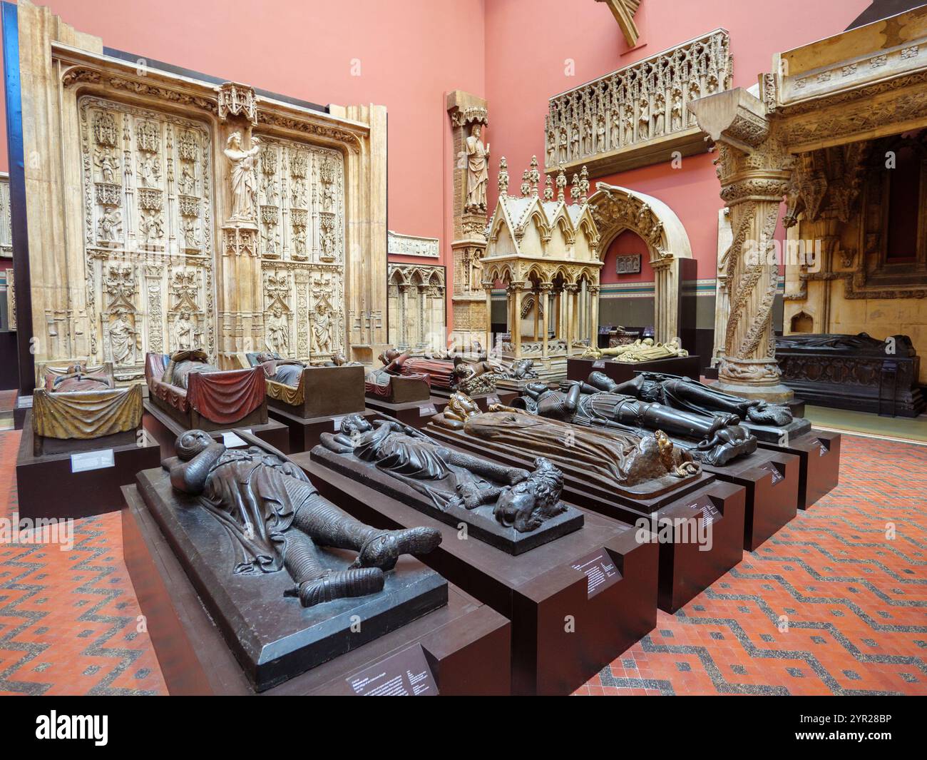 The Cast Courts inside the Victoria and Albert Museum, London, UK Stock ...