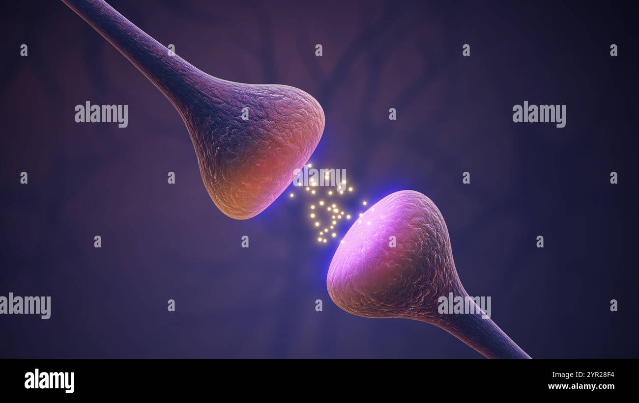 Neural activity of brain hi-res stock photography and images - Alamy