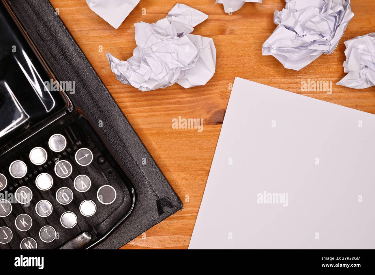 Vintage mockup paper white hi-res stock photography and images - Alamy