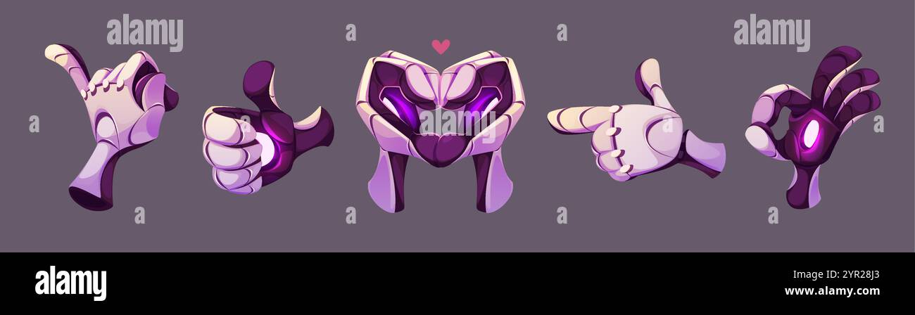 Android robot point finger Stock Vector Images - Alamy