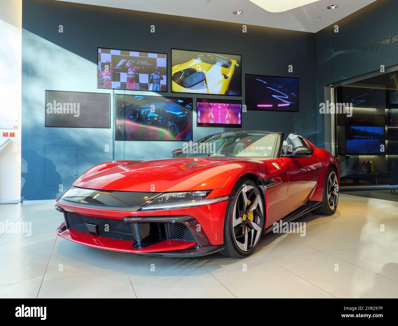 H.R. Owen Ferrari car showroom, Mayfair, London, UK Stock Photo - Alamy