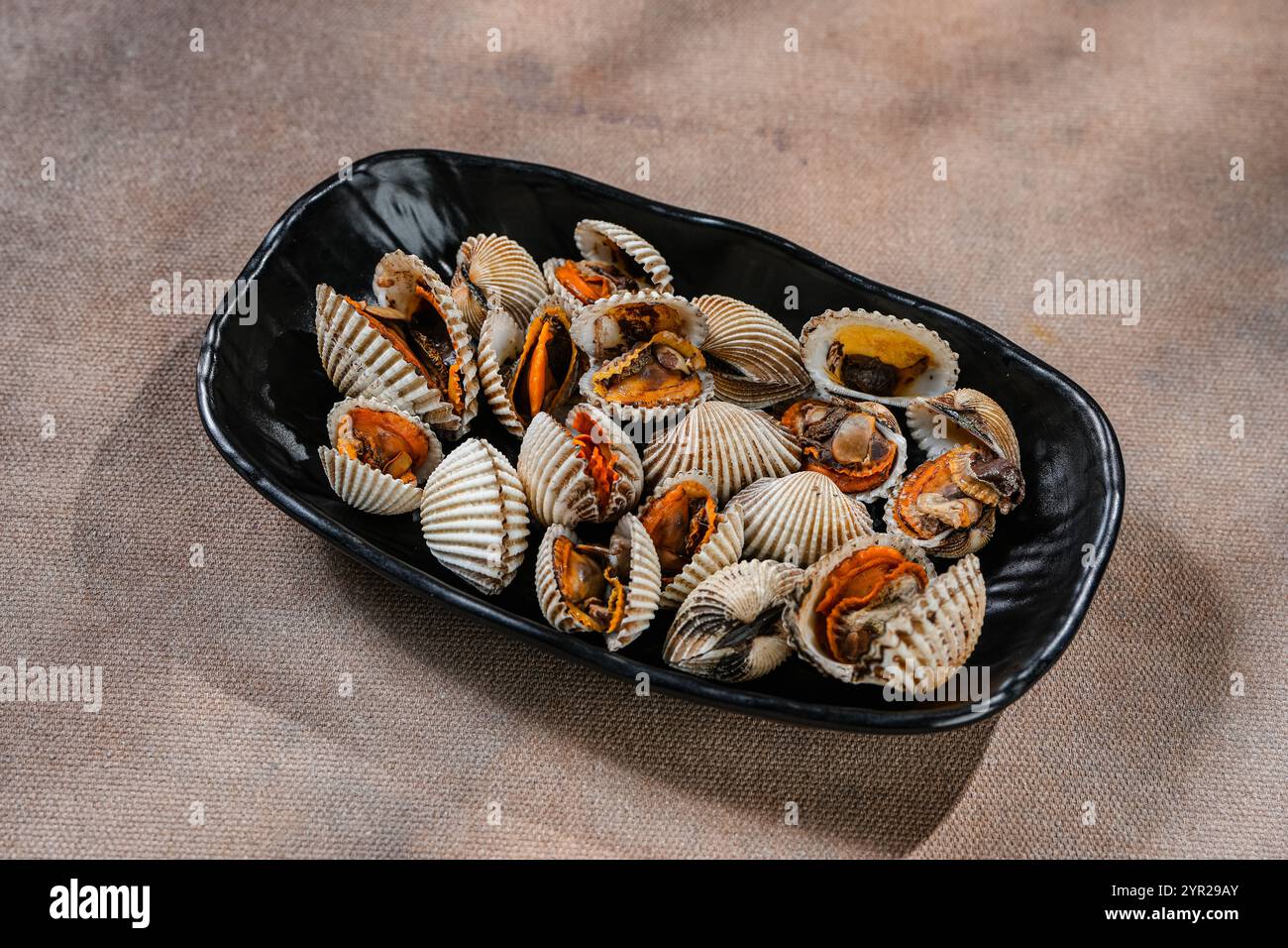 boiled blood clams anadara granosa seafood served with sweet and sour ...