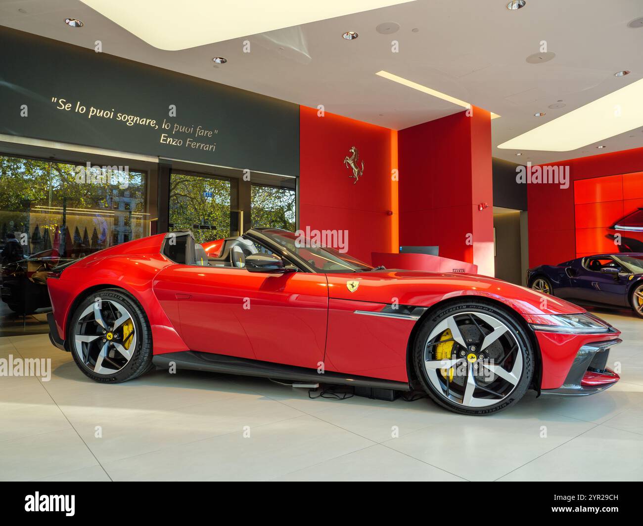 Ferrari inside hi-res stock photography and images - Alamy