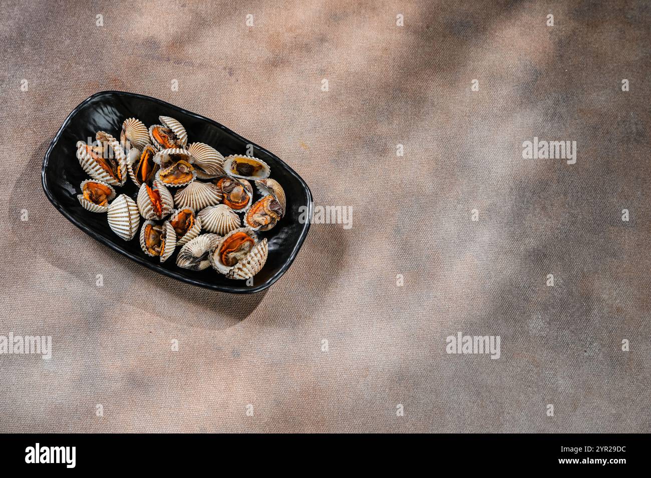 boiled blood clams anadara granosa seafood served with sweet and sour ...