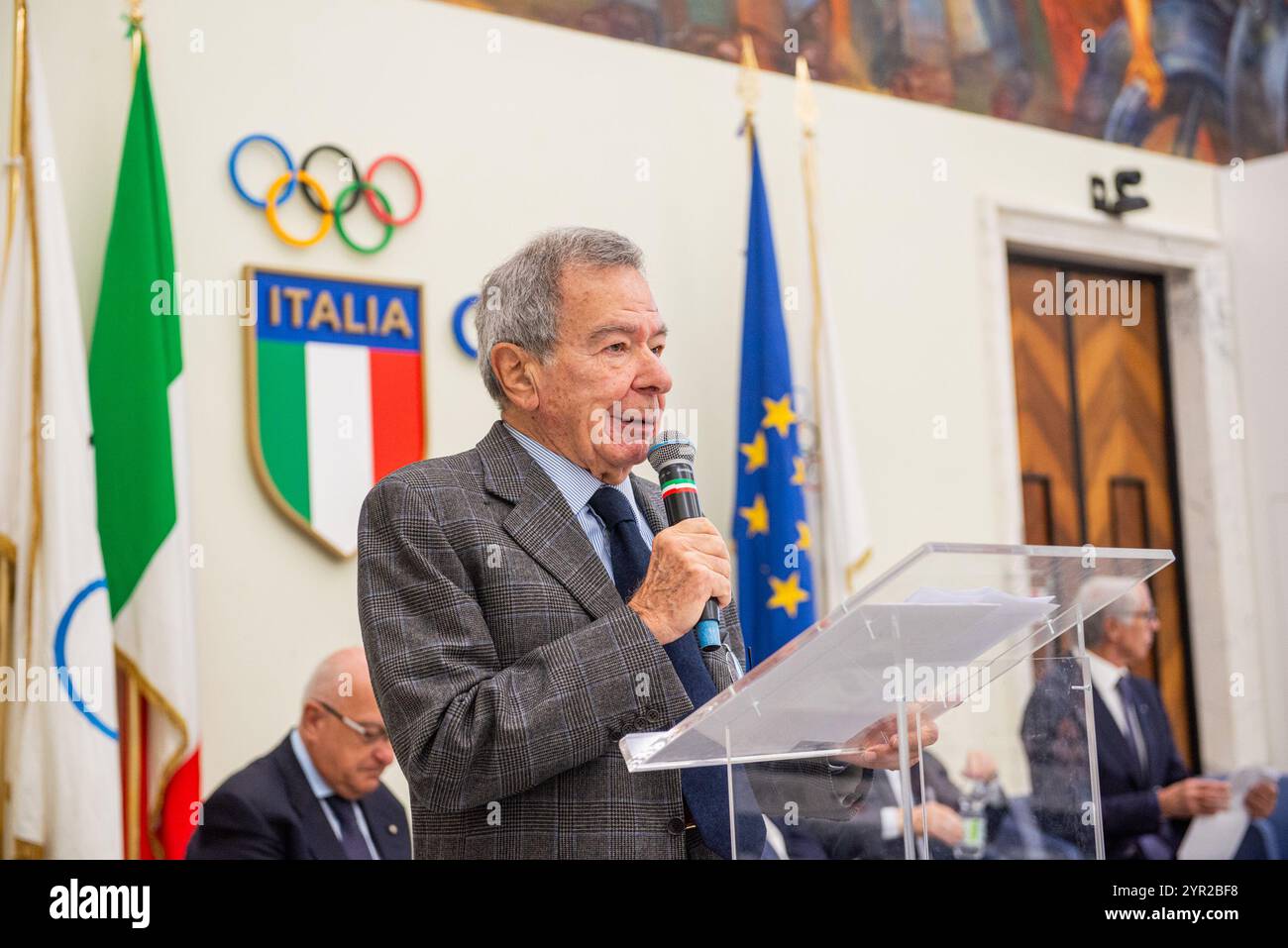 Roma, Italia. 02nd Dec, 2024. Premi Coni - Concorso Letterario ...