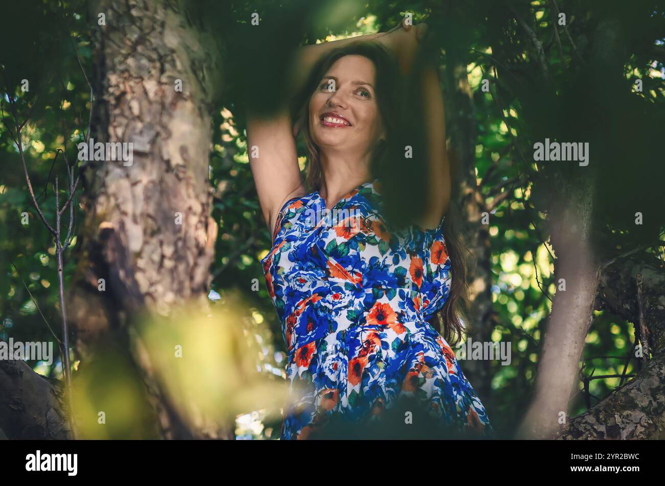 Bottom view woman in face hi-res stock photography and images - Alamy
