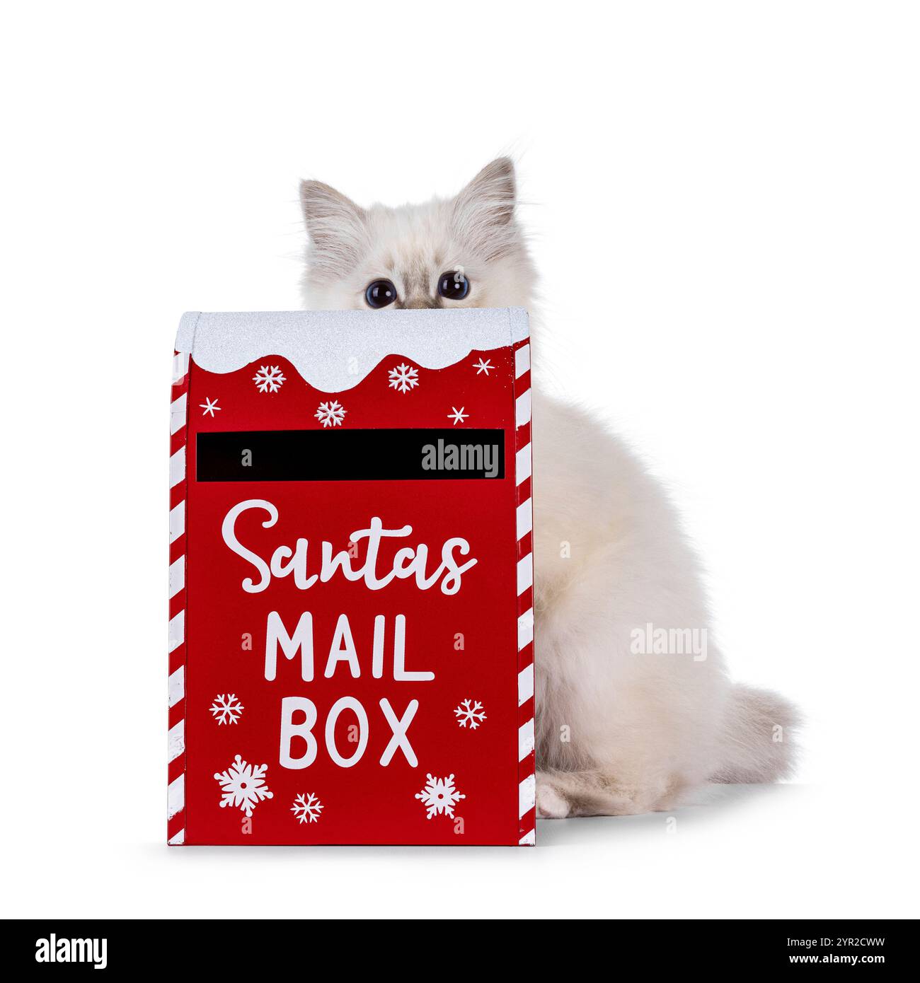 Letter box and snow Cut Out Stock Images & Pictures - Alamy