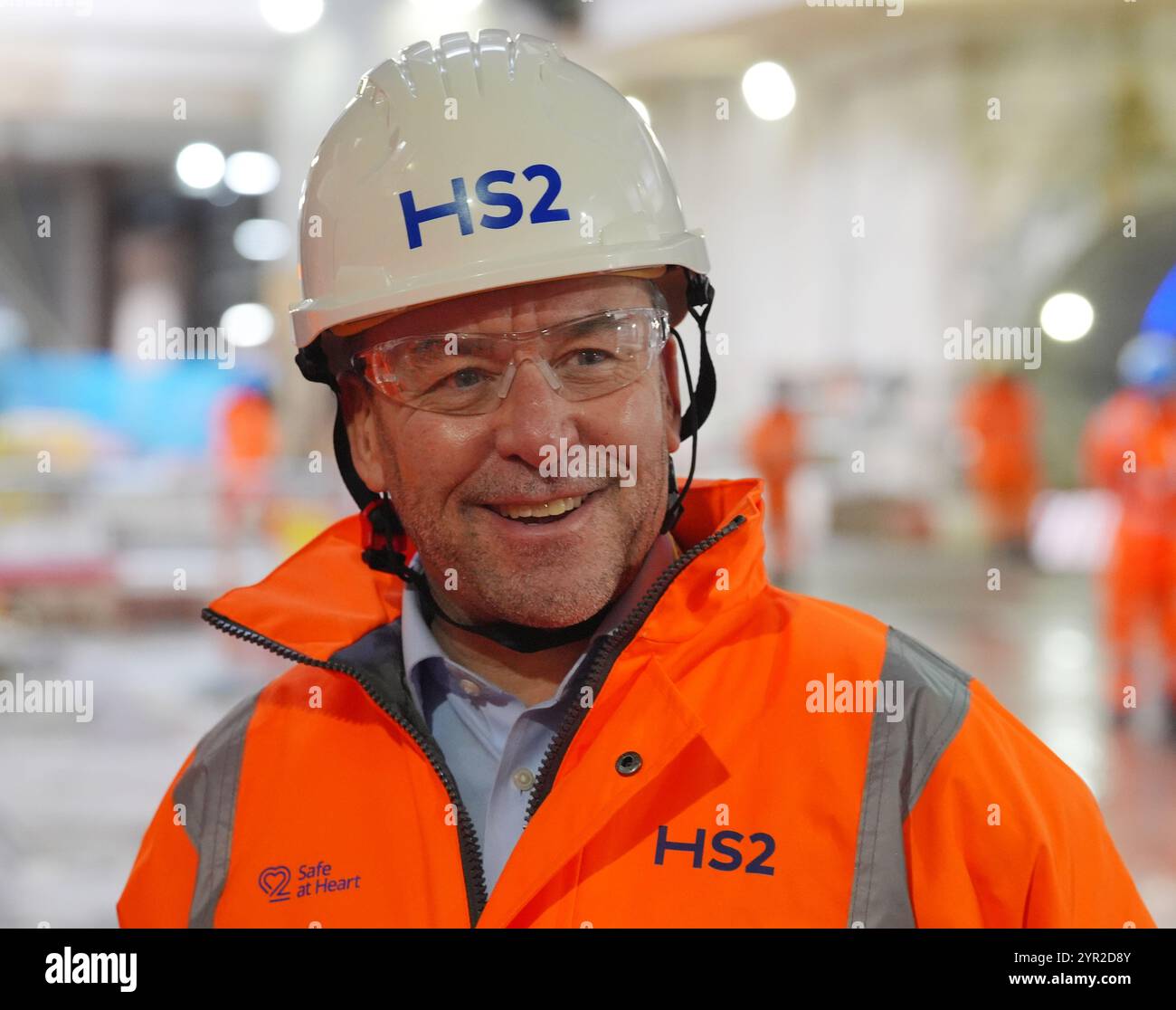 On his first day as HS2 CEO, Mark Wild visits the Old Oak Common ...