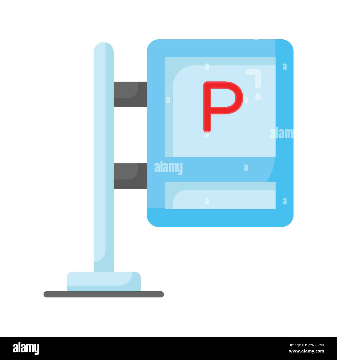 Car parking directional sign Cut Out Stock Images & Pictures - Alamy
