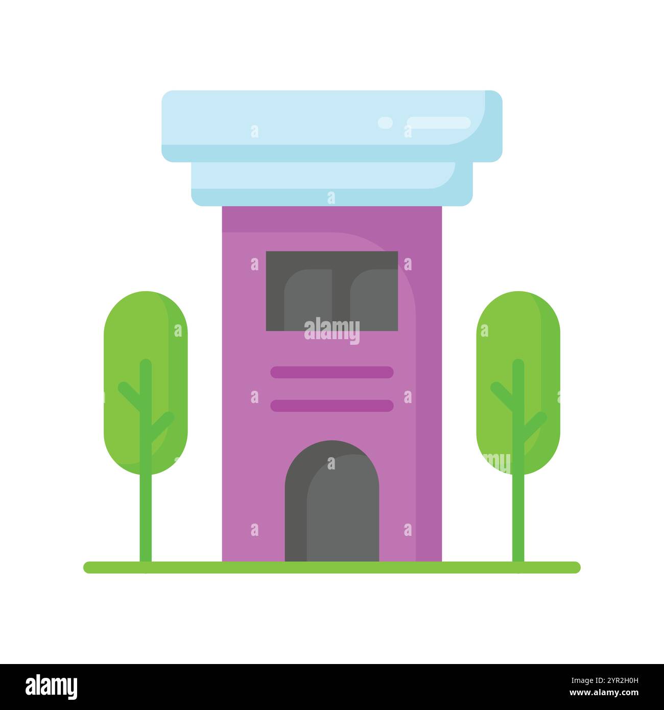 Office building vector design isolated on white background Stock Vector ...