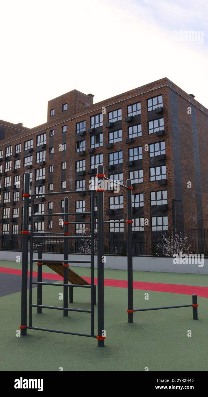 Empty yard sports complex building hi-res stock photography and images ...