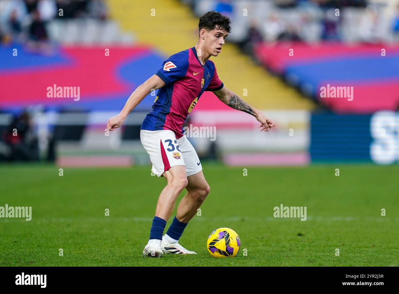 Hector Fort of FC Barcelona during the La Liga EA Sports match between ...