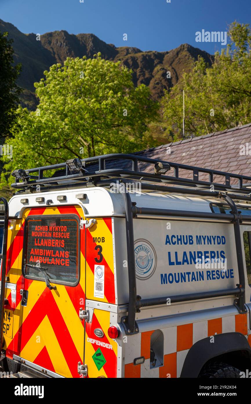UK, Wales, Gwynedd, Snowdonia, Nant Peris, Llanberis Mountain Rescue ...
