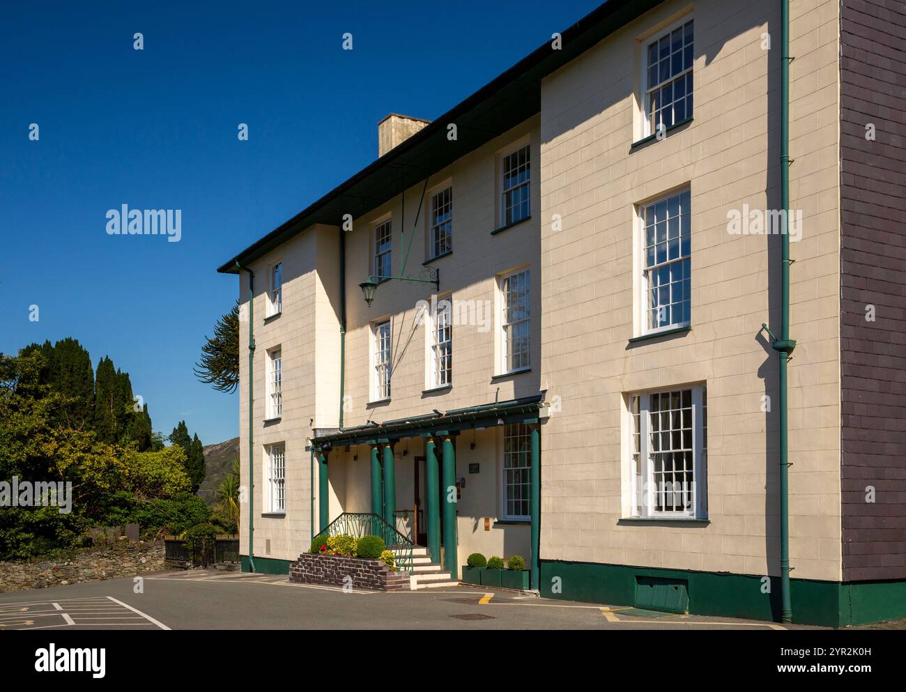UK, Wales, Gwynedd, Snowdonia, Llanberis, 1831 Royal Victoria Hotel ...