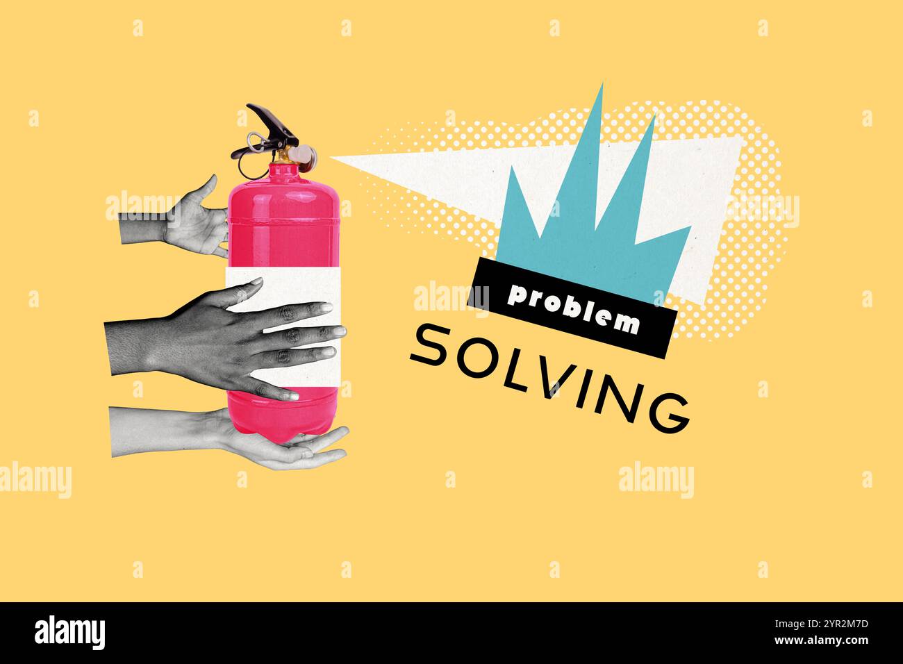 Composite trend artwork sketch image photo collage of hand hold ...