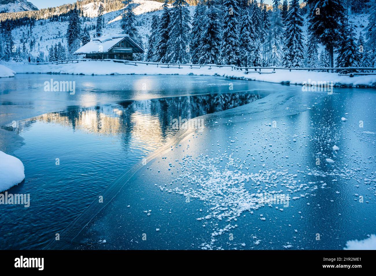 Ice Dawn in Sappada. Walk through ancient villages and dream mountains ...