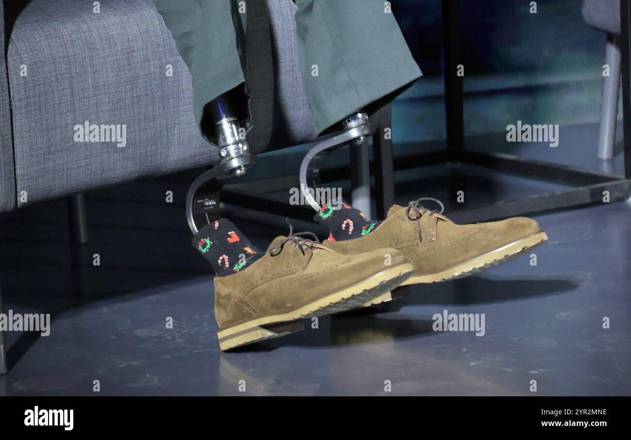 KYIV, UKRAINE - DECEMBER 2, 2024 - Prosthetic legs of Russia-Ukraine ...