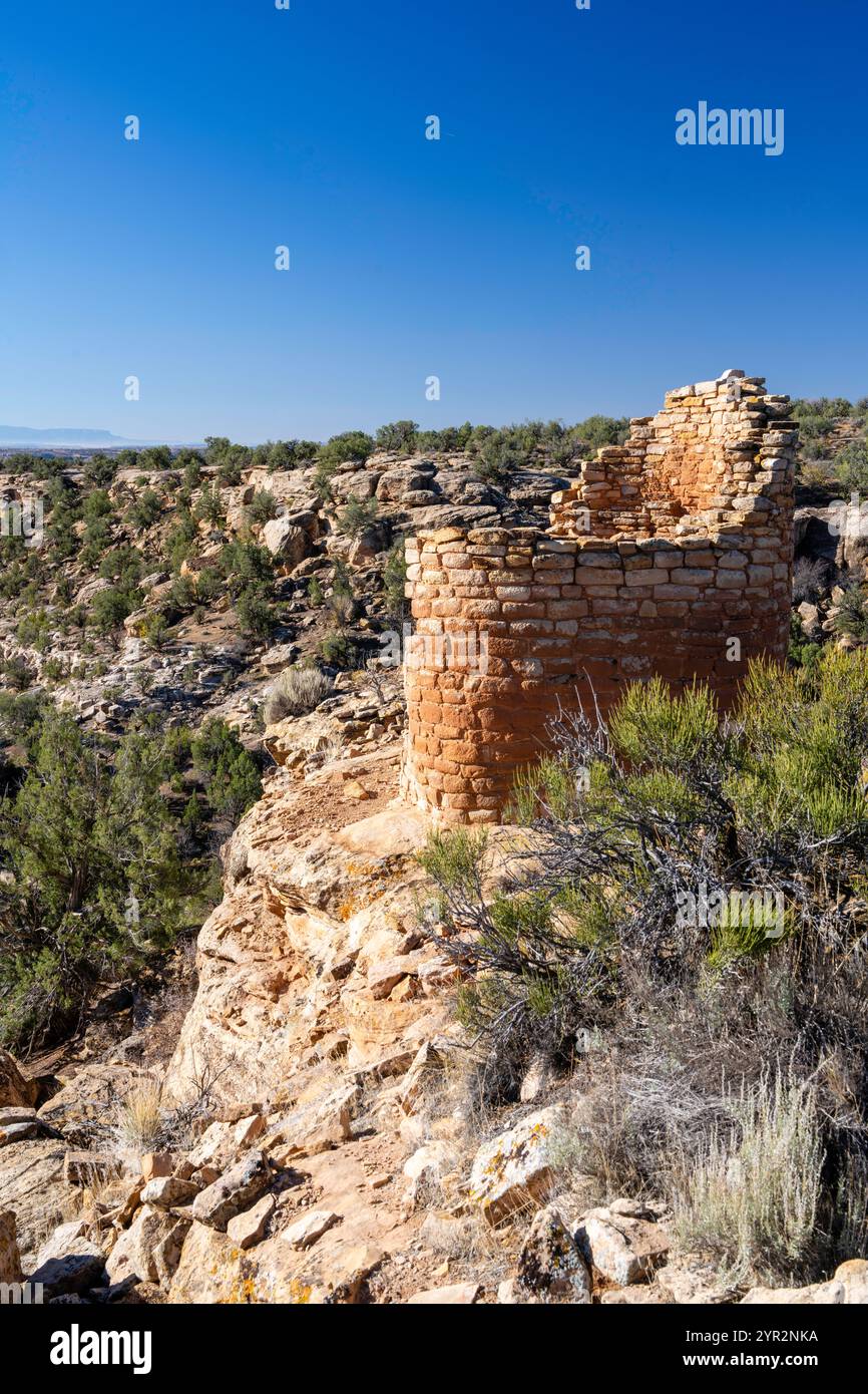 View of Horseshoe Tower at the Horseshoe Canyon Unit of Hovenweep ...