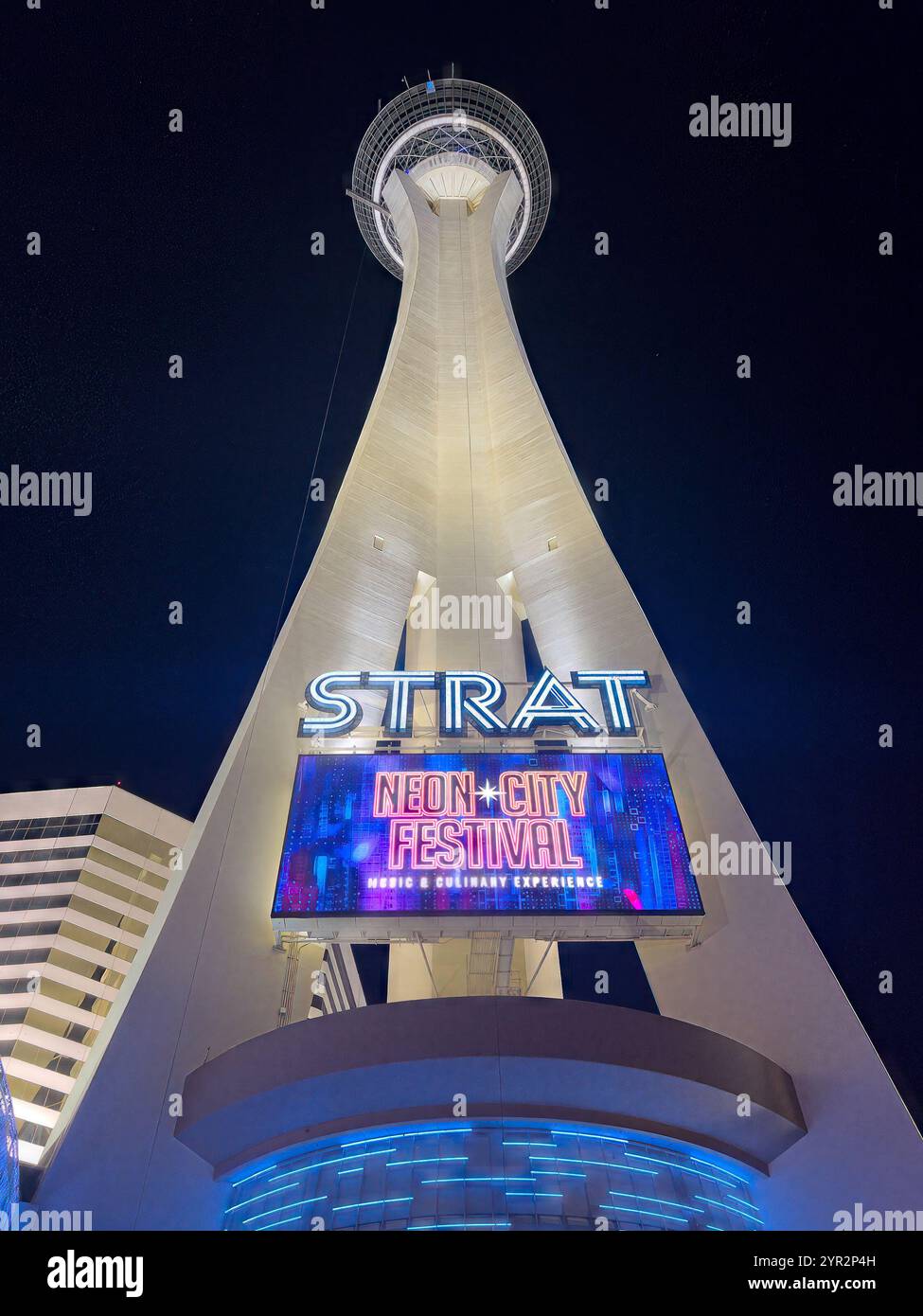 The Strat Hotel and Casino, previously known as The Stratosphere, is ...
