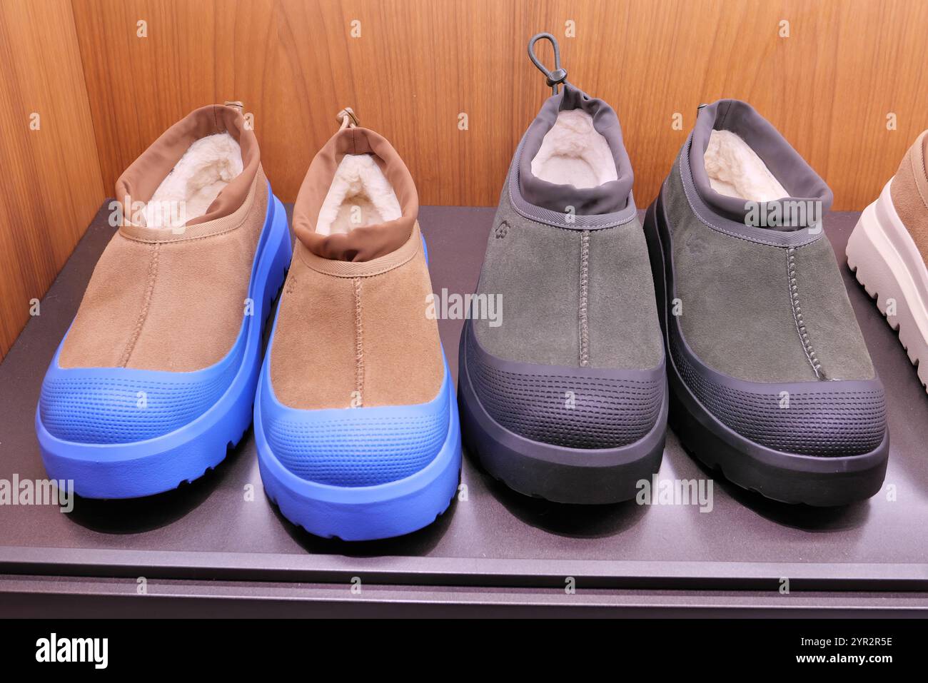 UGG SHOES ON DISPLAY INSIDE THE FASHION STORE Stock Photo - Alamy