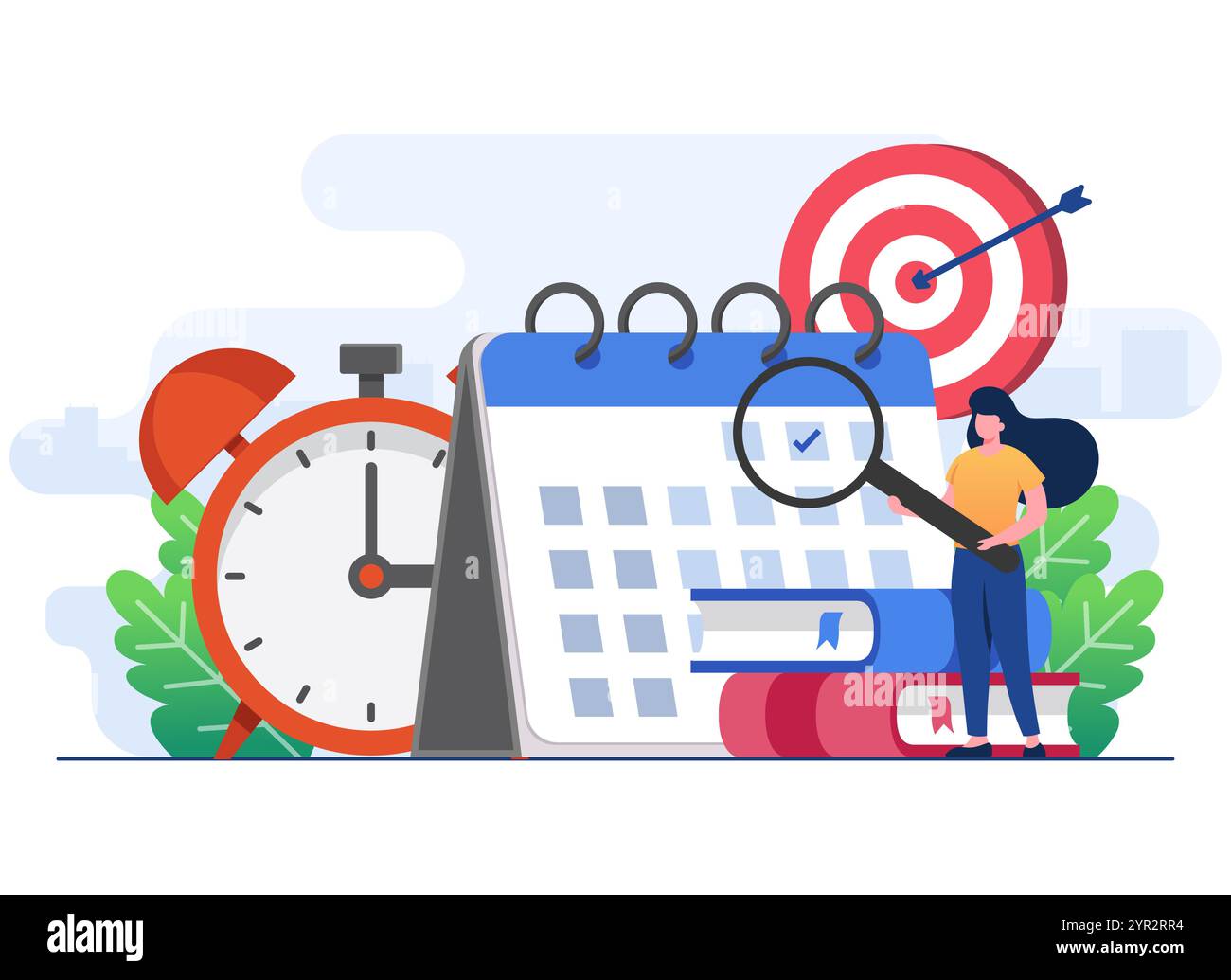 Students preparing university exams Stock Vector Images - Alamy