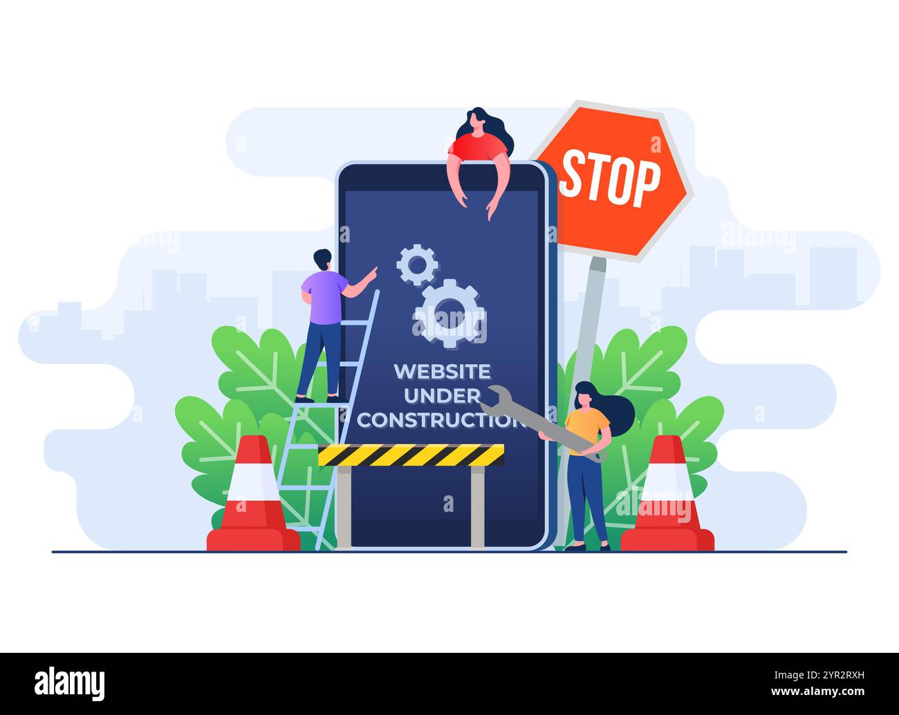 System maintenance, Error, Fixing trouble, Device updating, Software ... System maintenance, Error, Fixing trouble, Device updating, Software ...