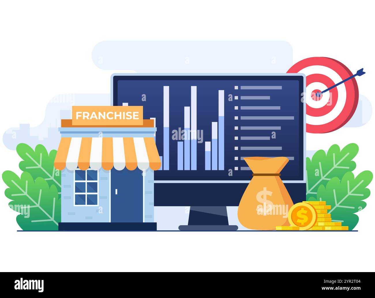 Small enterprise computer Stock Vector Images - Alamy