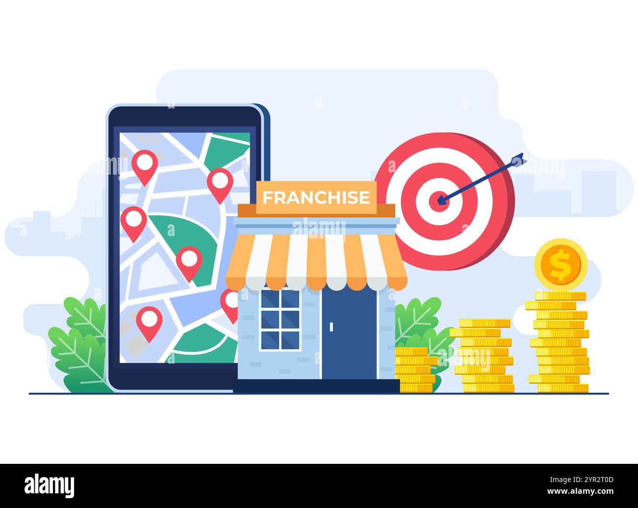 Small enterprise computer Stock Vector Images - Alamy