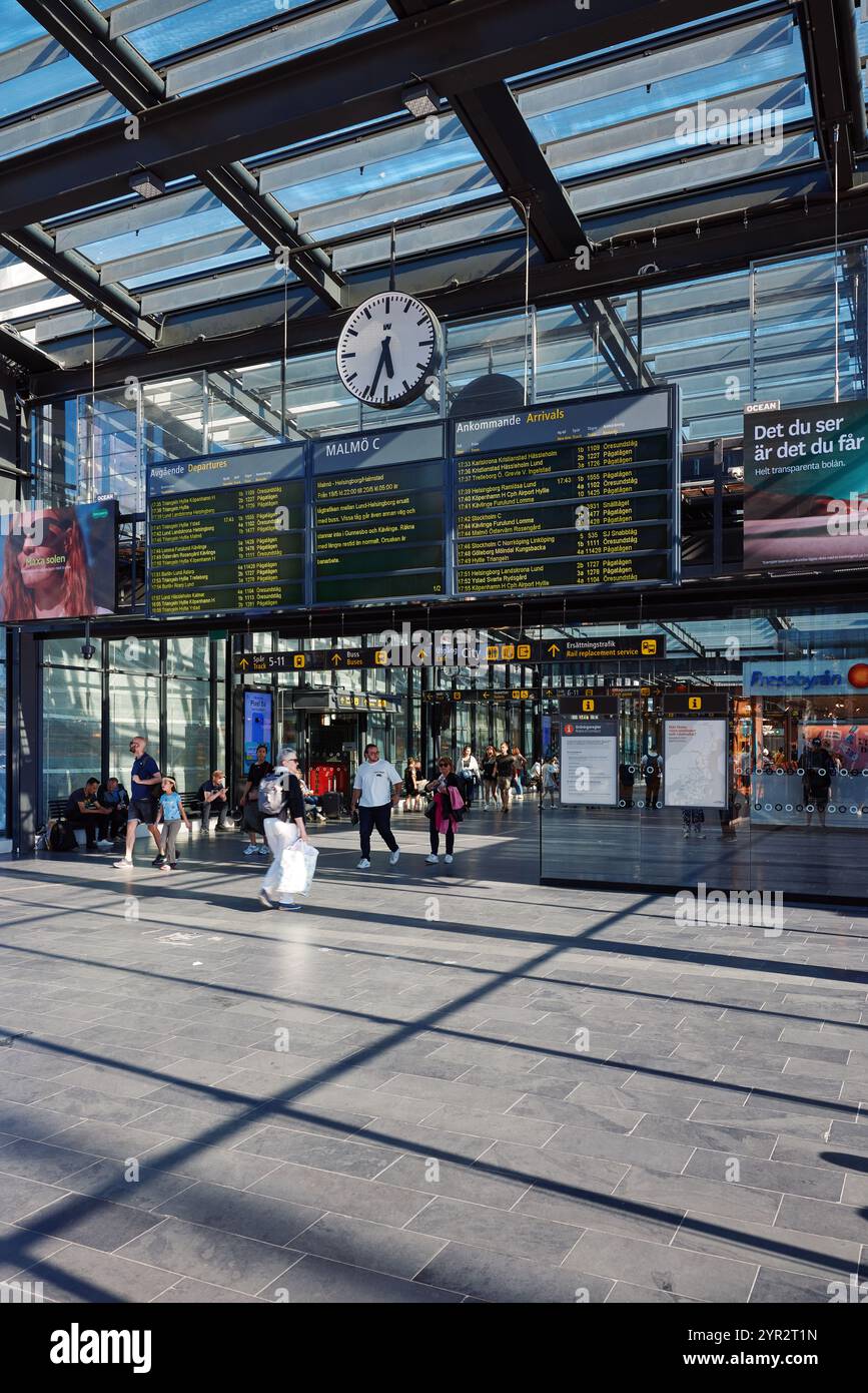 Malmö Centralstation (Malmö Central Station); Malmö, Sweden Stock Photo - Alamy